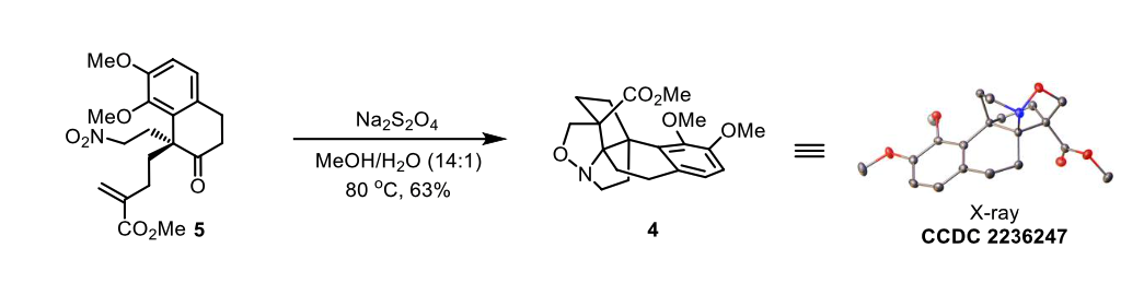 Solved MeOH/H2O(14:1) Na2 S2O4 4 CCDC 2236247 | Chegg.com