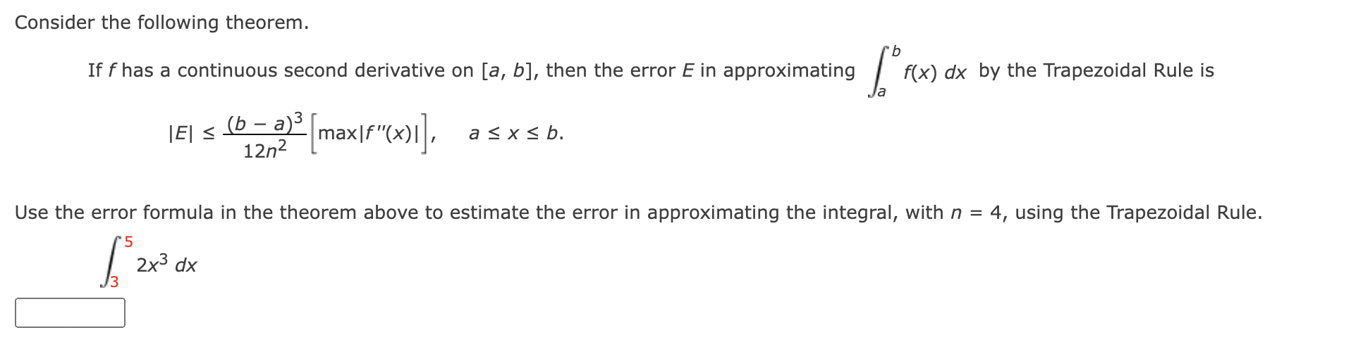 Solved Consider the following theorem.If f ﻿has a continuous | Chegg.com