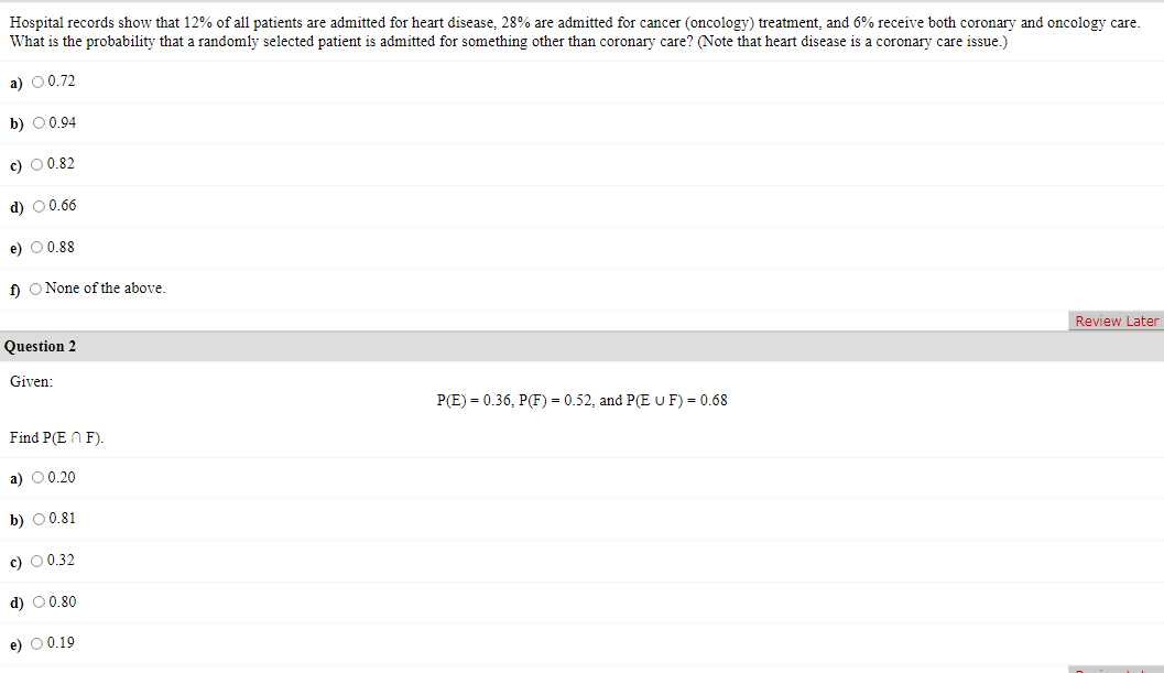 Solved Hospital records show that 12% of all patients are | Chegg.com
