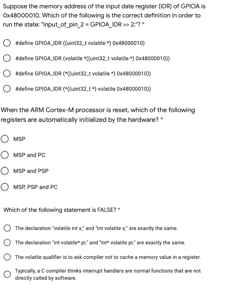 Solved Suppose the memory address of the input date register | Chegg.com