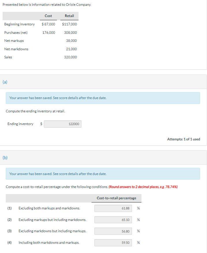 Solved Presented below is information related to Oriole | Chegg.com
