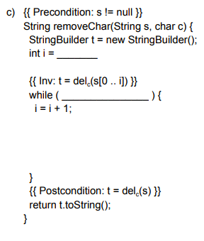 Solved 2 - Fill in the missing parts of each implementation | Chegg.com