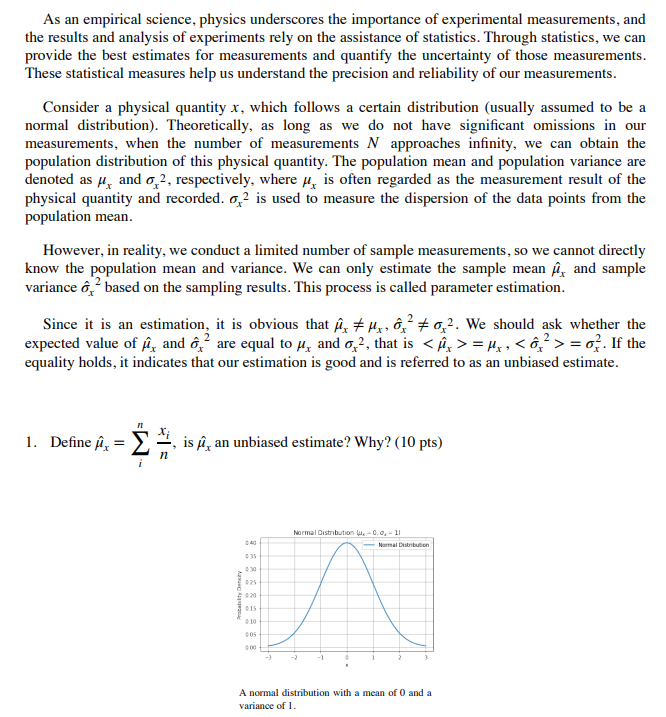 Solved As an ﻿empirical science, physics underscores the | Chegg.com