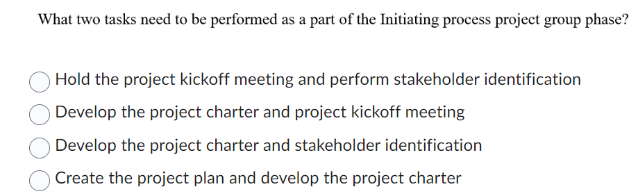 Solved What two tasks need to be performed as a part of the | Chegg.com