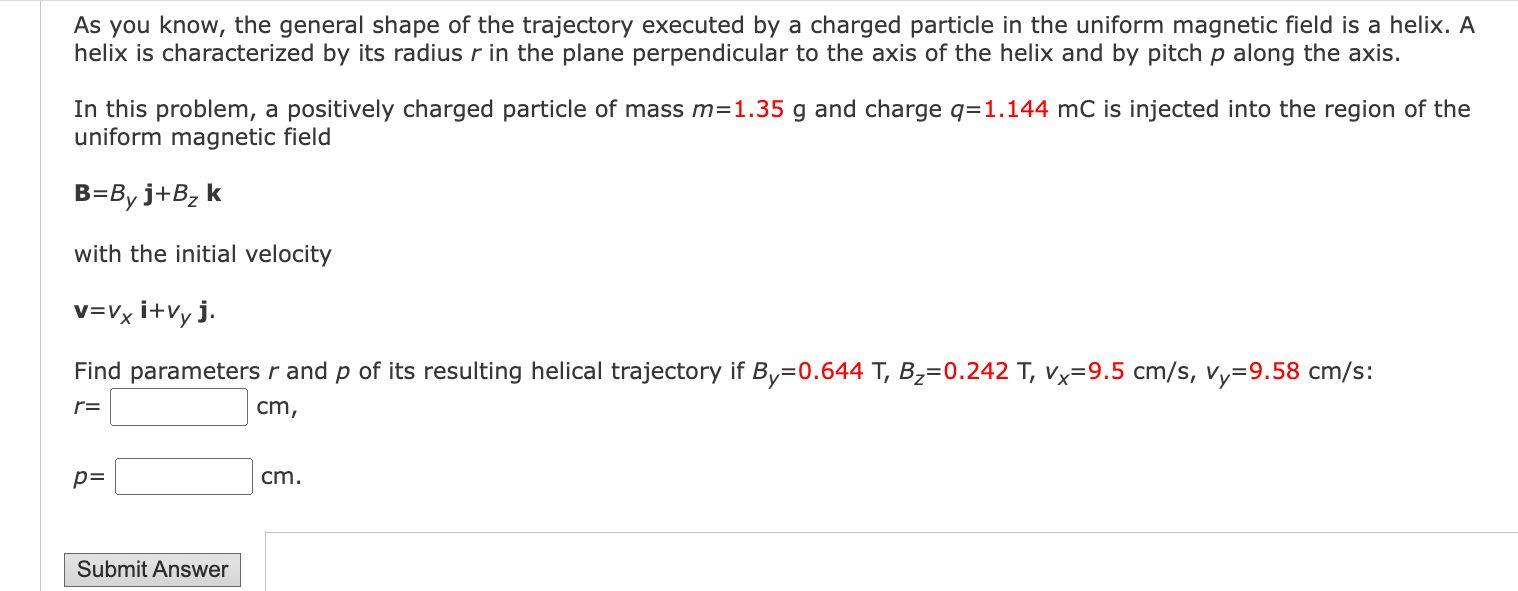Solved As you know, the general shape of the trajectory | Chegg.com
