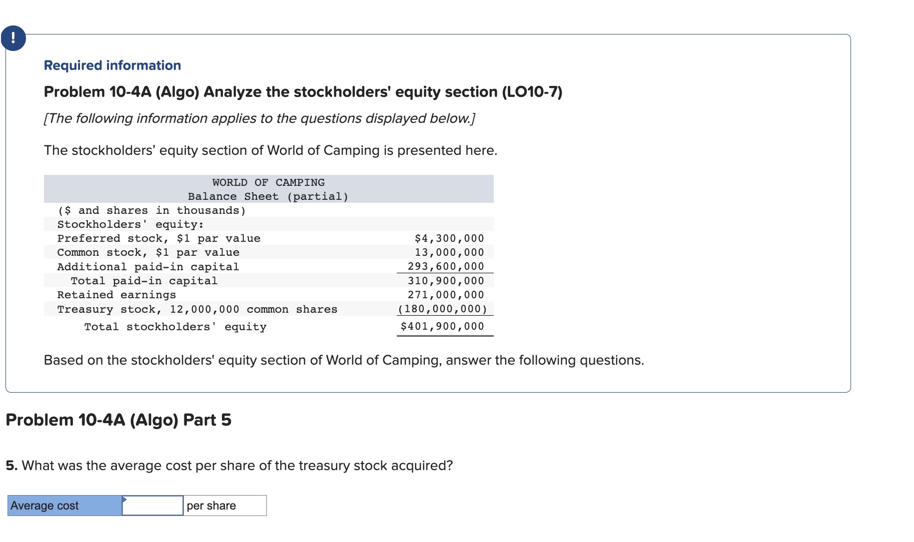 Solved Required information Problem 10-4A (Algo) Analyze the | Chegg.com