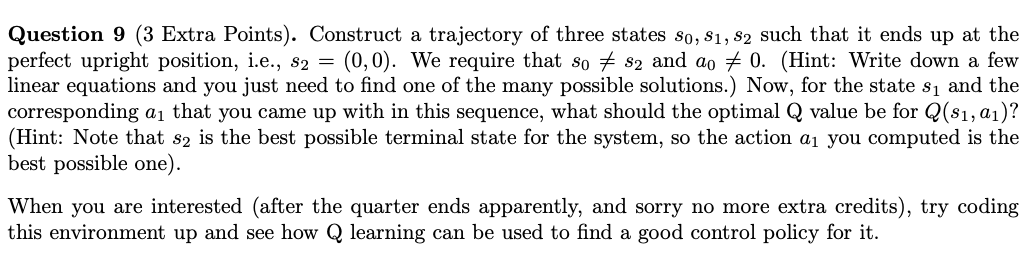Solved 4 Reinforcement Learning We will consider RL on a | Chegg.com