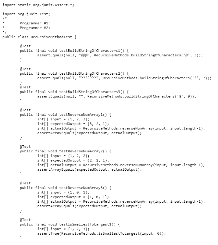Solved Part 1- Creating Unit Test Plans The first part of | Chegg.com