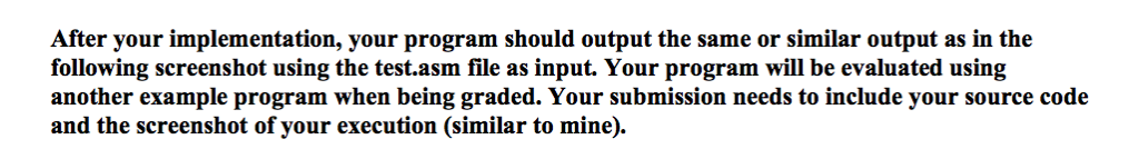 A CPU Simulator In this project, you will write a | Chegg.com