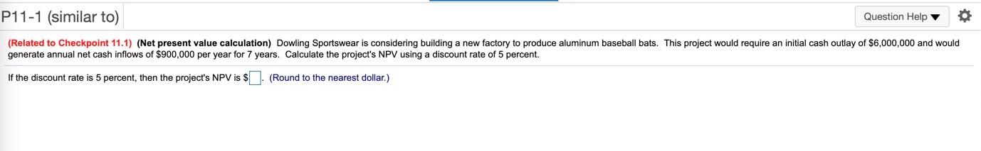 Solved P5-18 (similar to) Question Help (Related to | Chegg.com