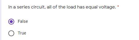 Solved In a series circuit, all of the load has equal | Chegg.com