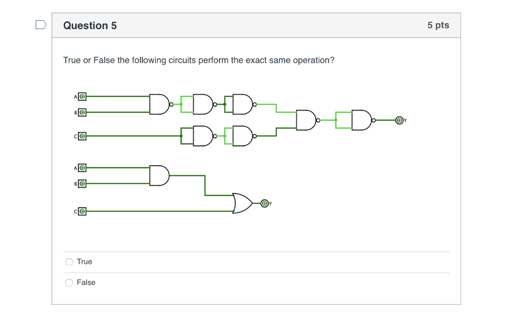 Solved D Question 5 pts Is it possible to create any digital | Chegg.com