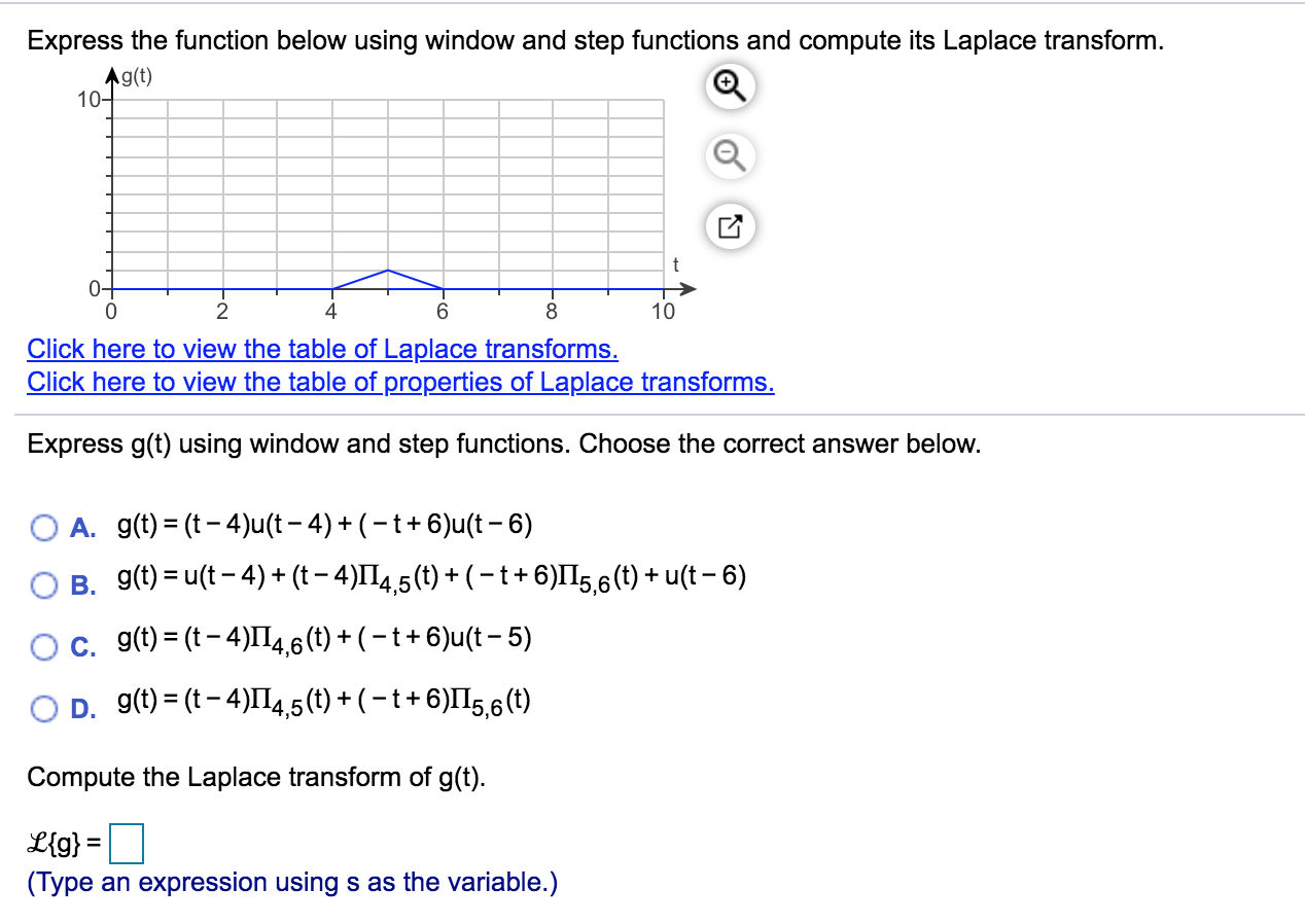 Solved Express the function below using window and step | Chegg.com