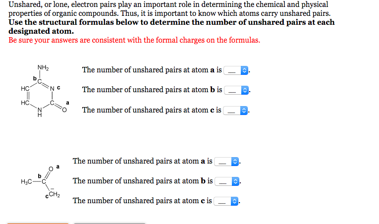 Solved Unshared, or lone, electron pairs play an important | Chegg.com