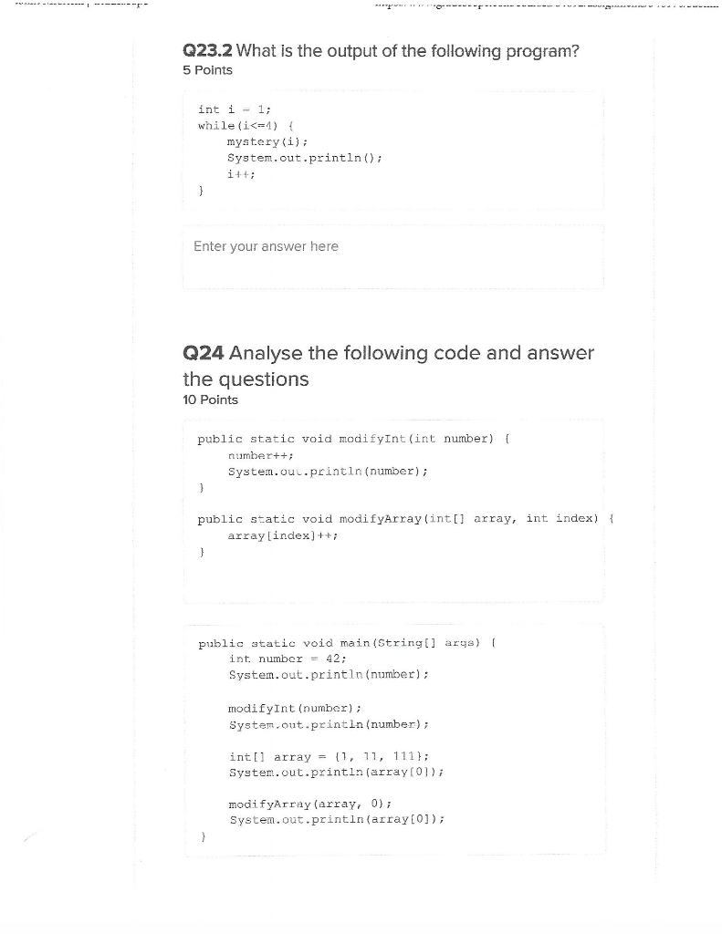 Solved I am in an entry-level Java class and need assistance | Chegg.com