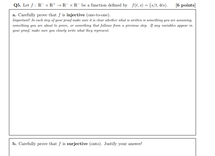 Solved Q5. Let f: R_XR+ + RxR be a function defined by f(t, | Chegg.com