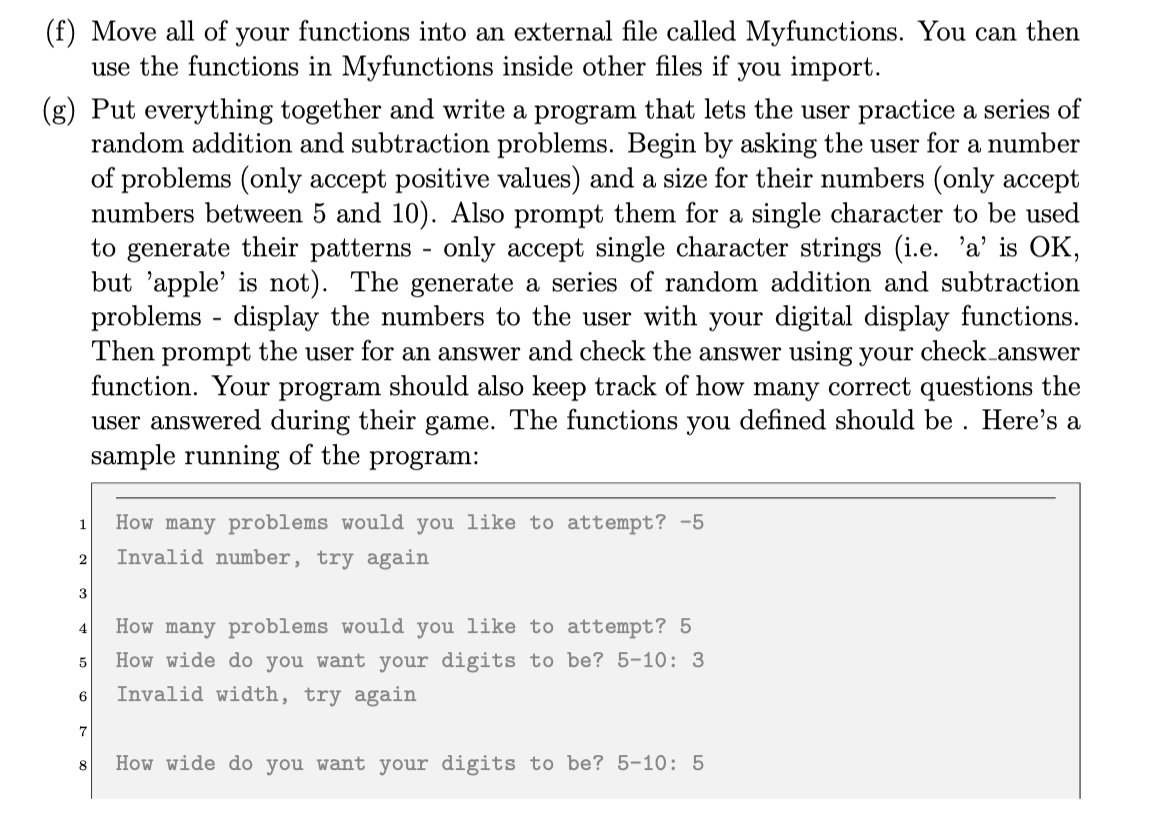 Solved 1. Part 1) For part 1) of this assignment you will be | Chegg.com