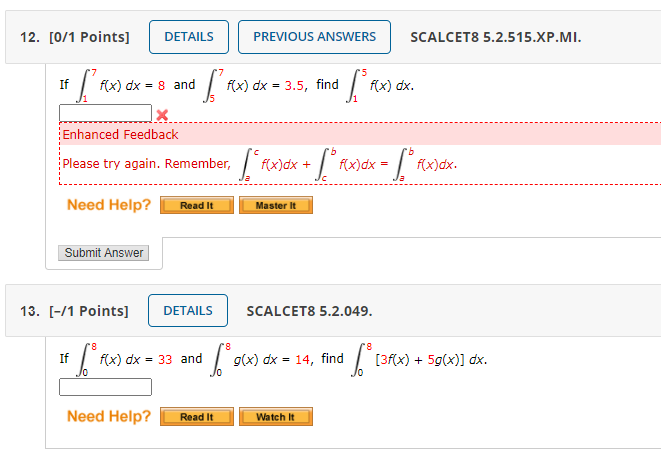 Solved 12. [0/1 Points] DETAILS PREVIOUS ANSWERS SCALCET8 | Chegg.com