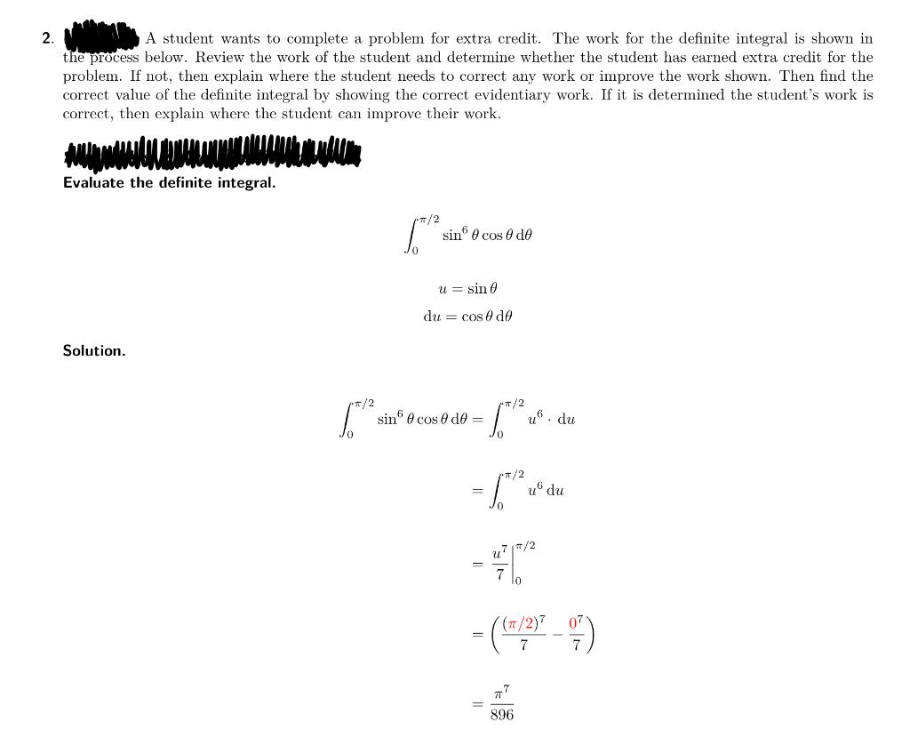 Solved Use the form of the definition of the integral to | Chegg.com