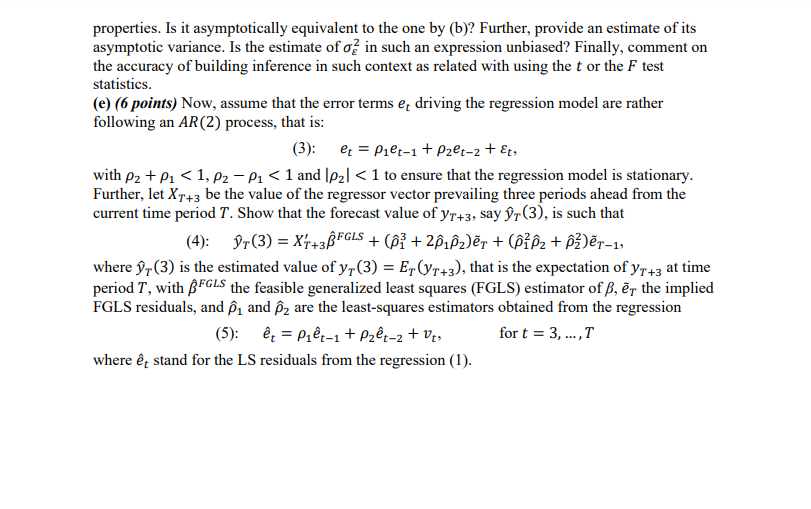 Consider the MLR (Multiple Linear Regression) model | Chegg.com
