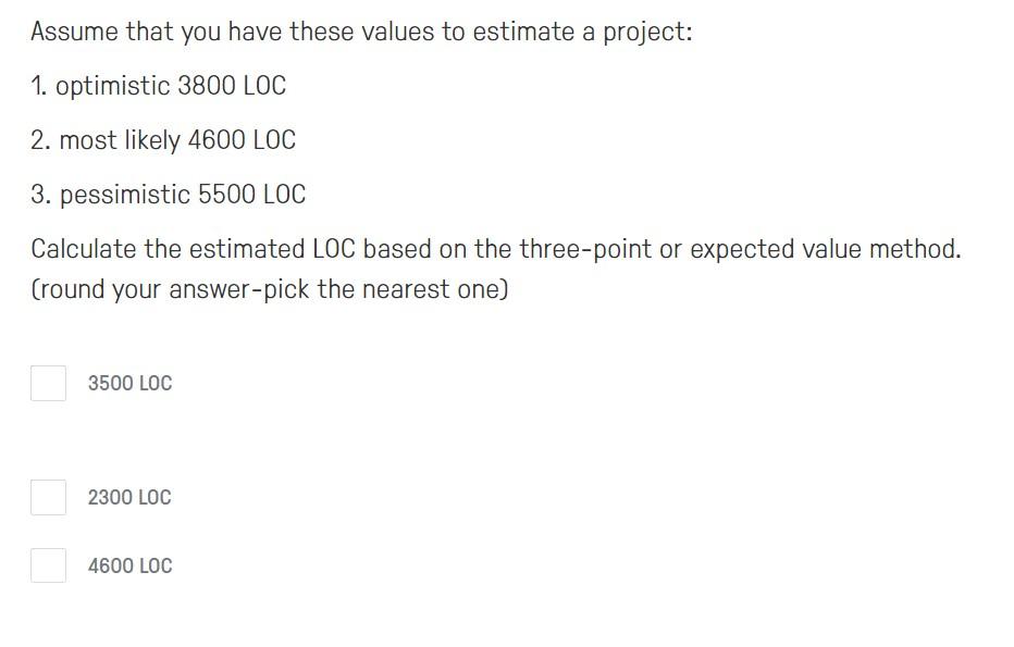 Solved Assume that you have these values to estimate a | Chegg.com