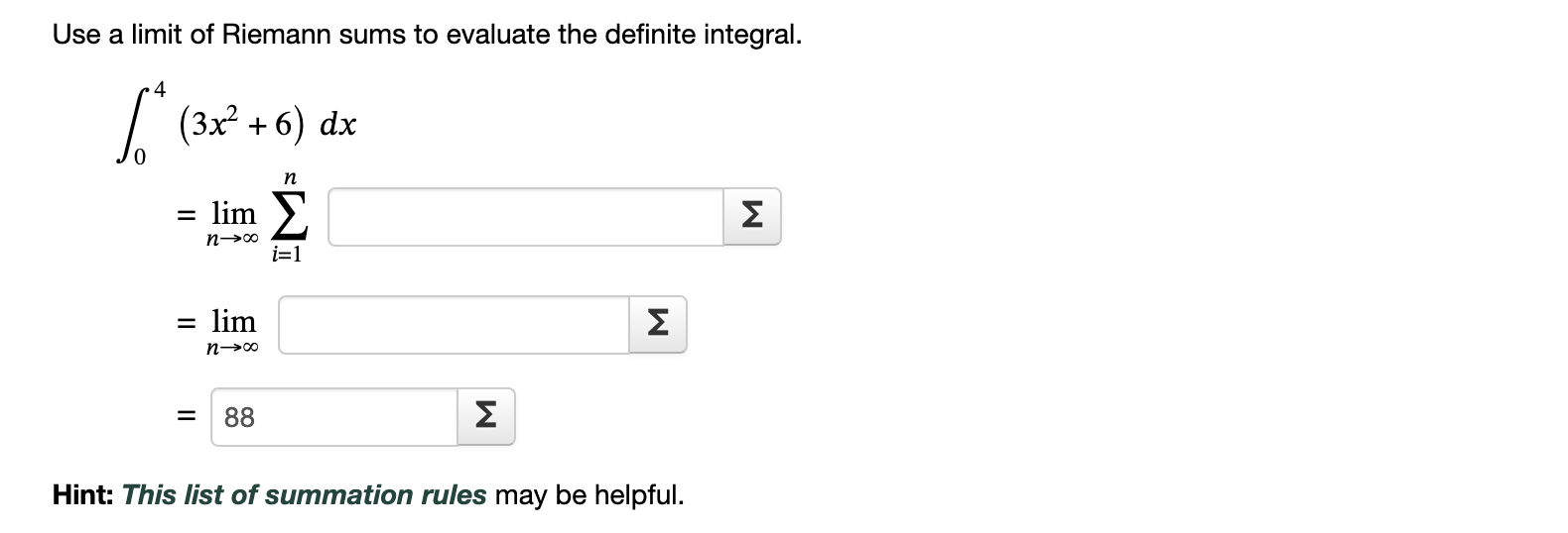 Solved Use a limit of Riemann sums to evaluate the definite | Chegg.com