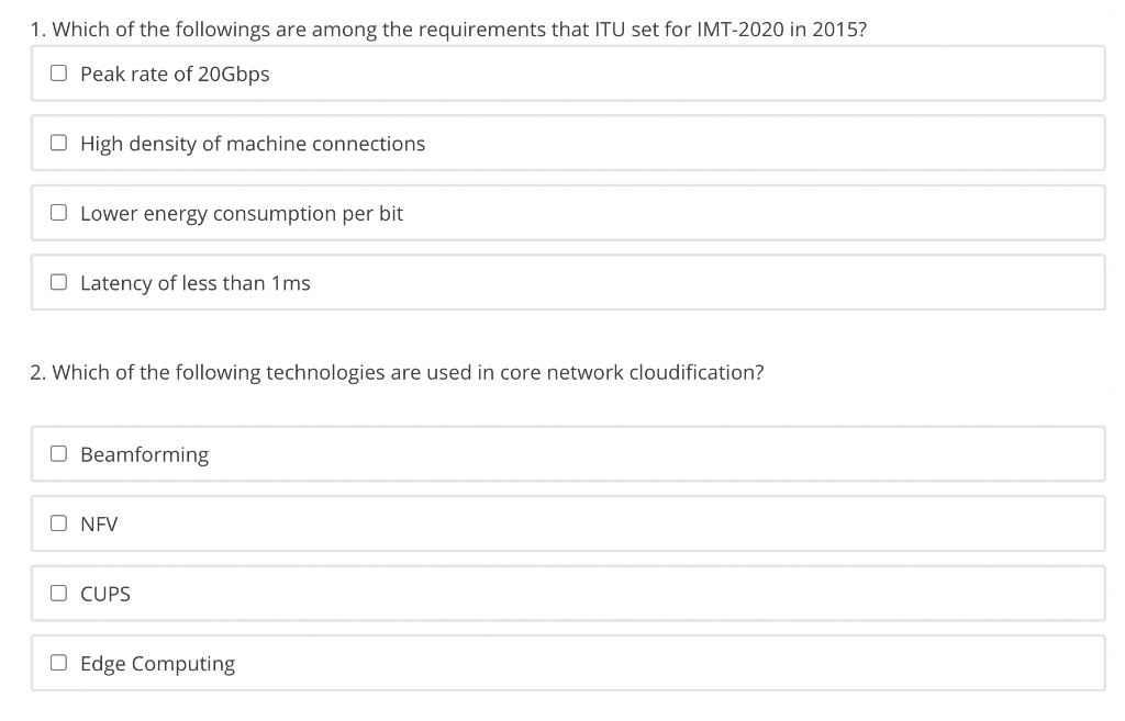 Solved 1. Which of the followings are among the requirements | Chegg.com