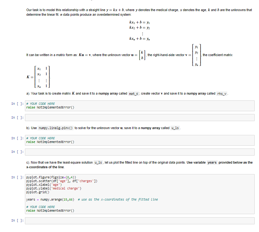 Solved Exercise 3 In this exercise, we will try to find a | Chegg.com