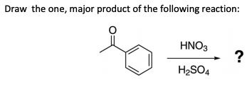 Solved Draw the one, major product of the following | Chegg.com