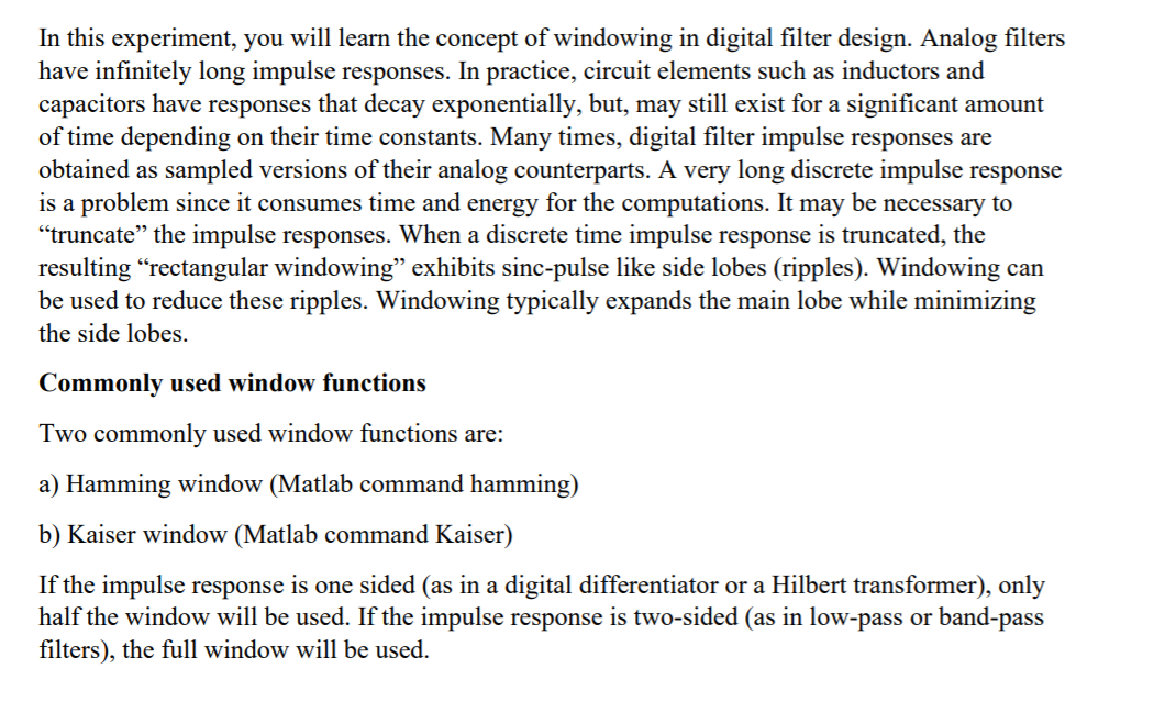 Solved 1) Design a 255-order (256 point) low-pass filter | Chegg.com