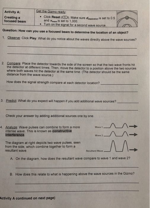 Solved Name: Date: Student Exploration: Phased Array | Chegg.com