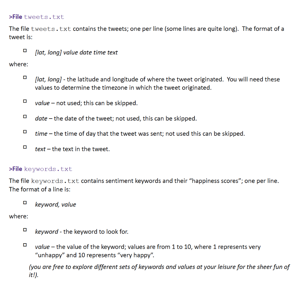 Solved >Task In this assignment, you will write a Python | Chegg.com