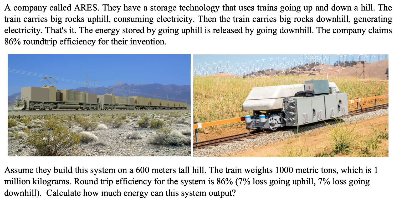 Solved A company called ARES. They have a storage technology | Chegg.com