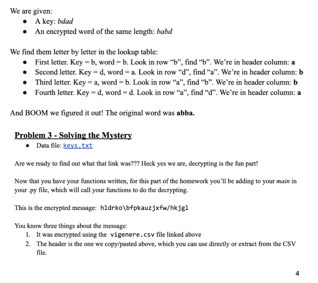 Solved Data scientists often work with encrypted data, | Chegg.com