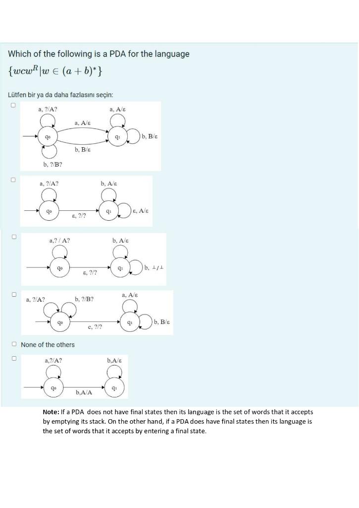 Solved For grammars, unless stated or indicated otherwise: - | Chegg.com