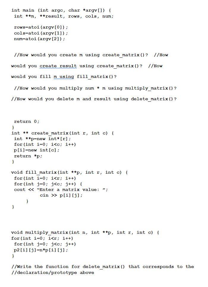 Solved 3. Practice : Multiply a number times a matrix of | Chegg.com