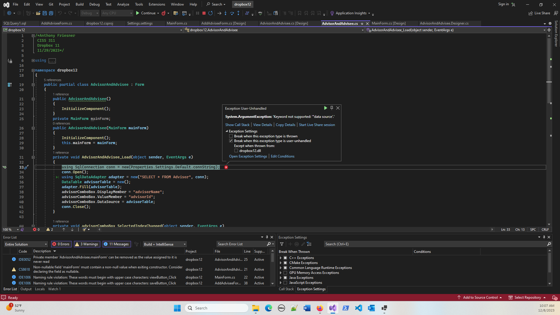 Solved I am having this error is there any guidance to get | Chegg.com