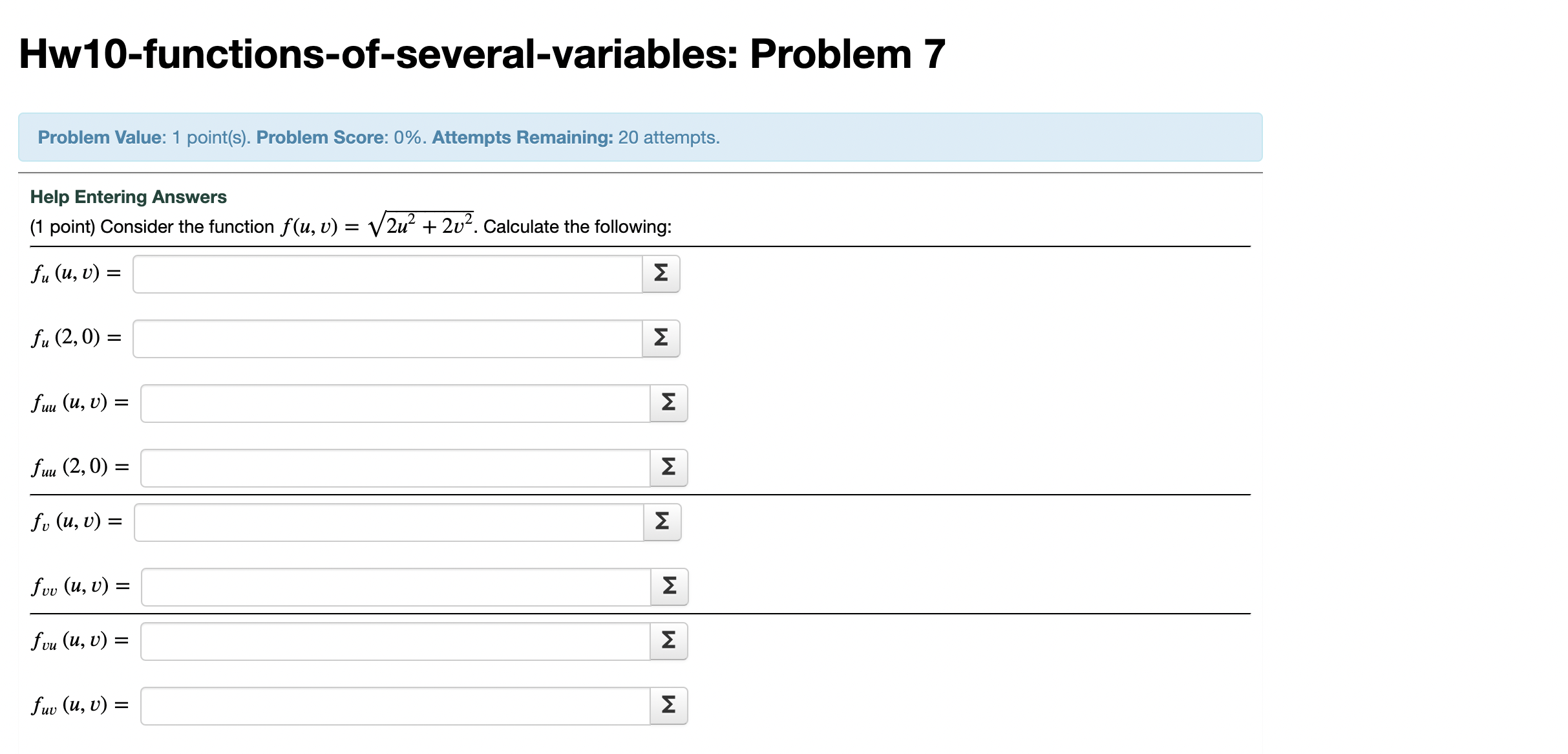Solved Hw10 Functions Of Several Variables Problem 7