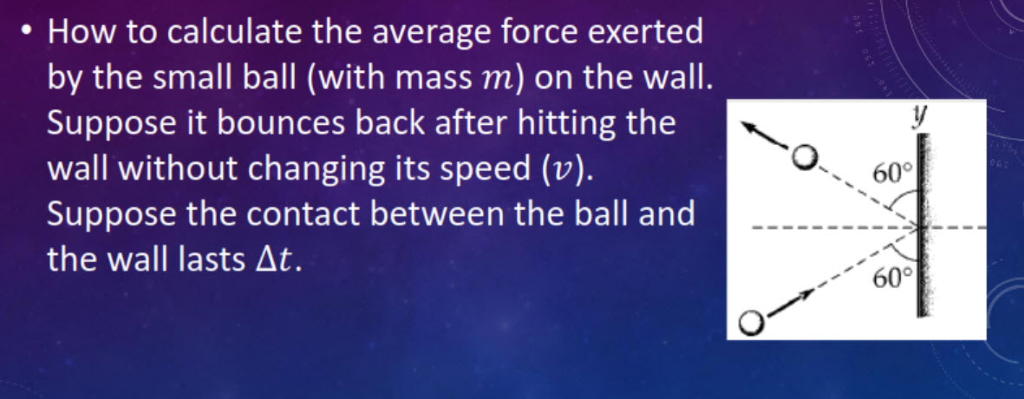 Solved How to calculate the average force exerted by the | Chegg.com