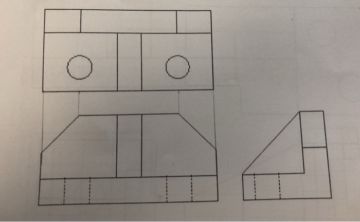 Solved Create a 3D sketch for the multiview projection using | Chegg.com