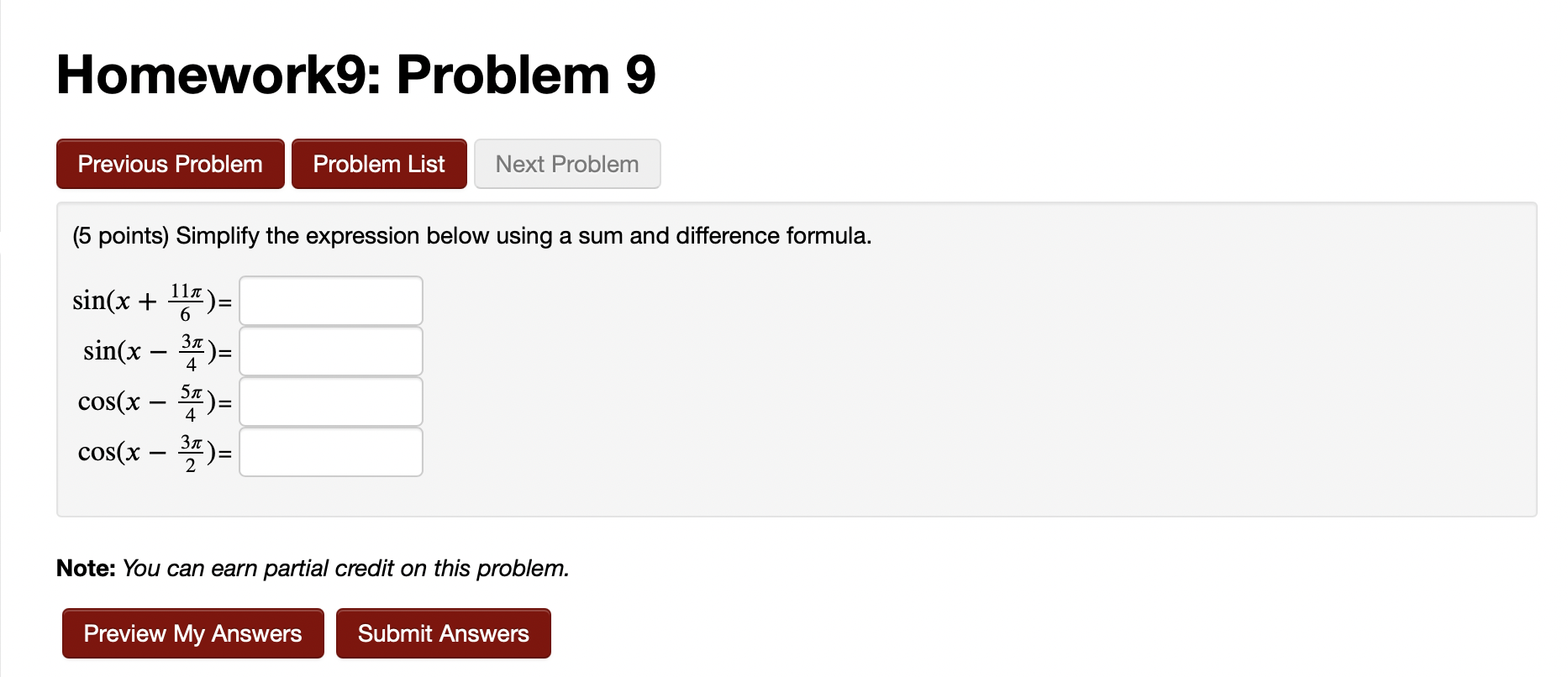 Solved Homework9: Problem 9 Previous Problem Problem List | Chegg.com