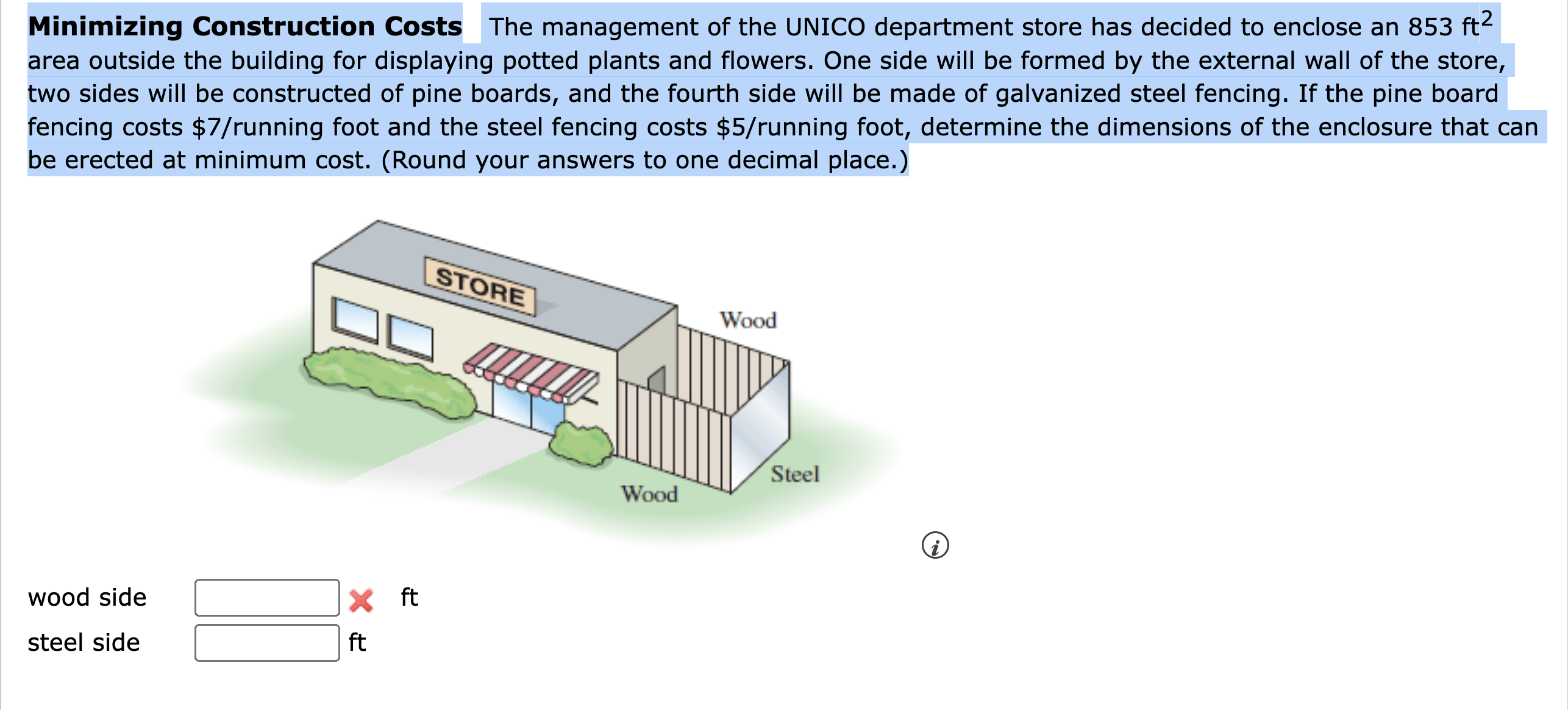 Solved Minimizing Construction Costs The management of the | Chegg.com