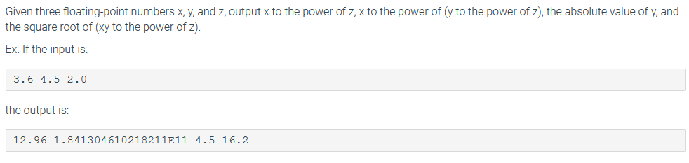 Solved Using math methods Need help with my output and | Chegg.com