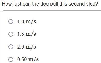 Solved A dog can provide sufficient power to pull a sled | Chegg.com