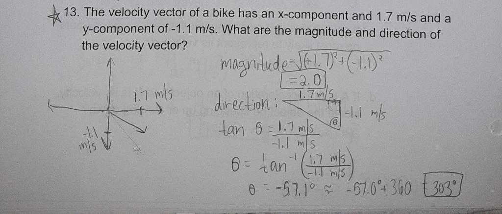 Solved W2. Vector A has a magnitude of 3.2 m and a direction | Chegg.com