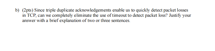 Solved Problem 2 (20 points): TCP Congestion Control a) | Chegg.com