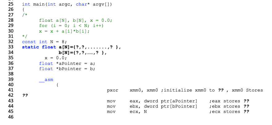 Solved You are given the following source in CPP with inline | Chegg.com