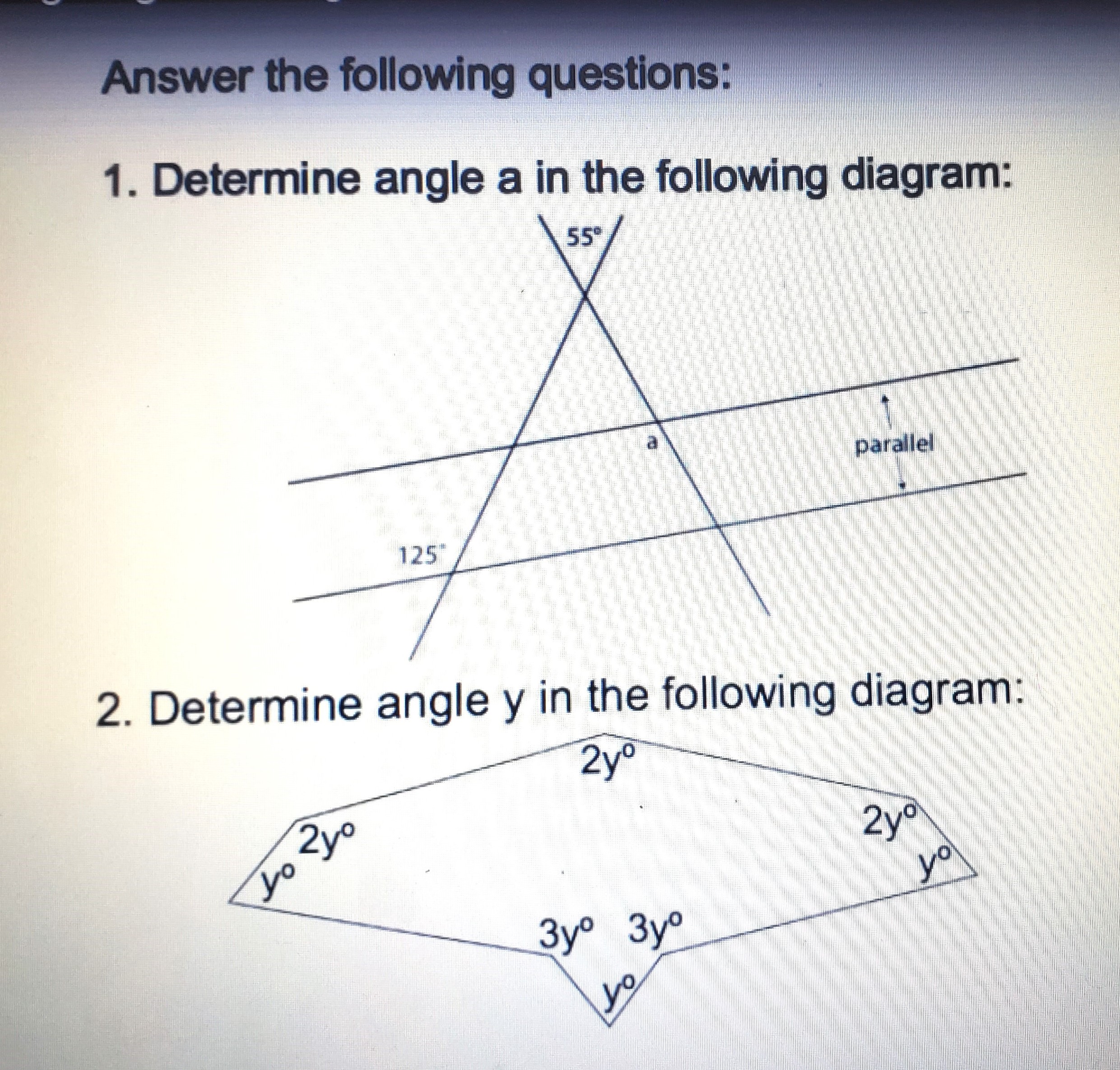 Solved Solve Question 1 and 2 step by step explanation how | Chegg.com