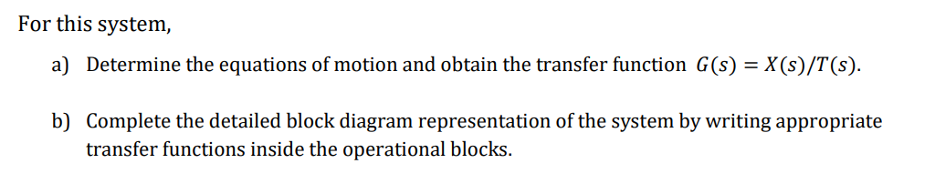 Consider the translational and rotational system | Chegg.com