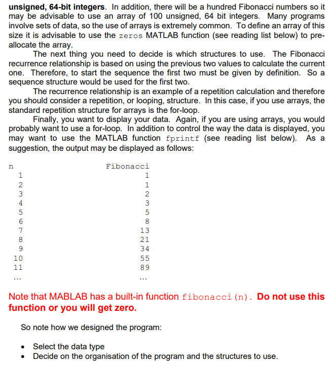 Solved Fibonacci numbers are a sequence of natural numbers. | Chegg.com